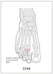 ST 44 Acupuncture Point - Acupuncture Point Locations Review